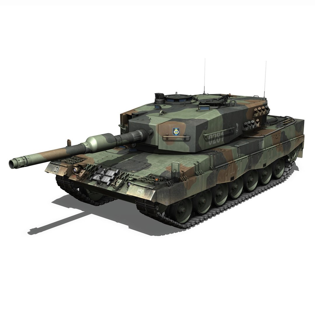 polish leopard 2a4 - 3d c4d