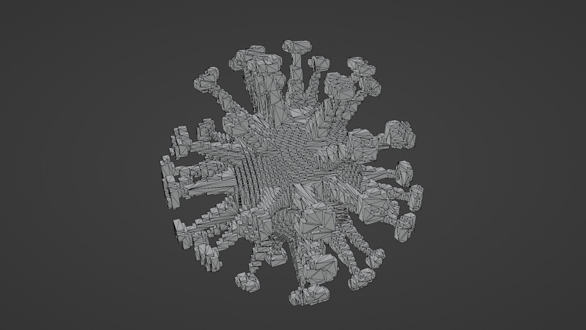 3D Model Voxel Green Virus - TurboSquid 1974241