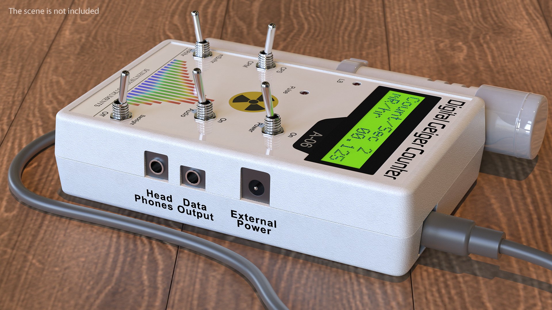 3D professional digital geiger counter - TurboSquid 1596703