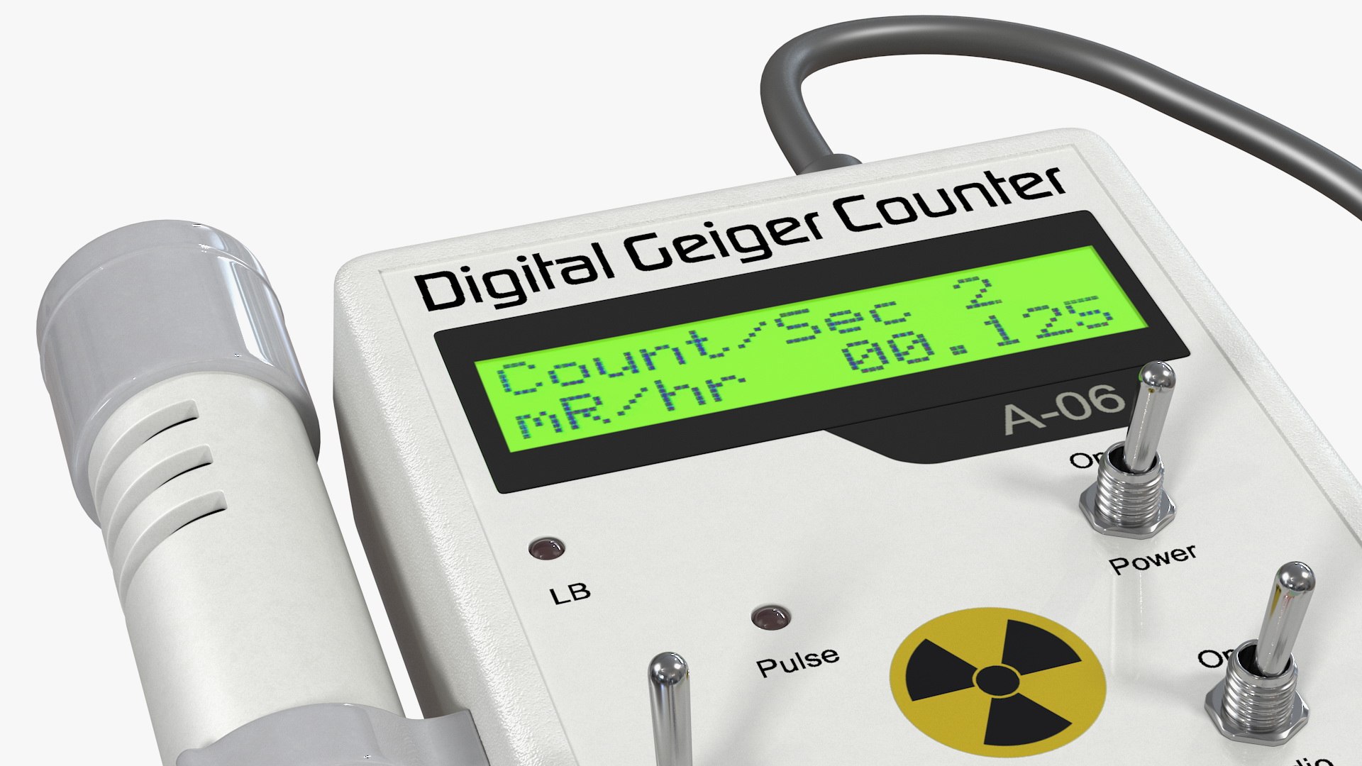 3D professional digital geiger counter - TurboSquid 1596703