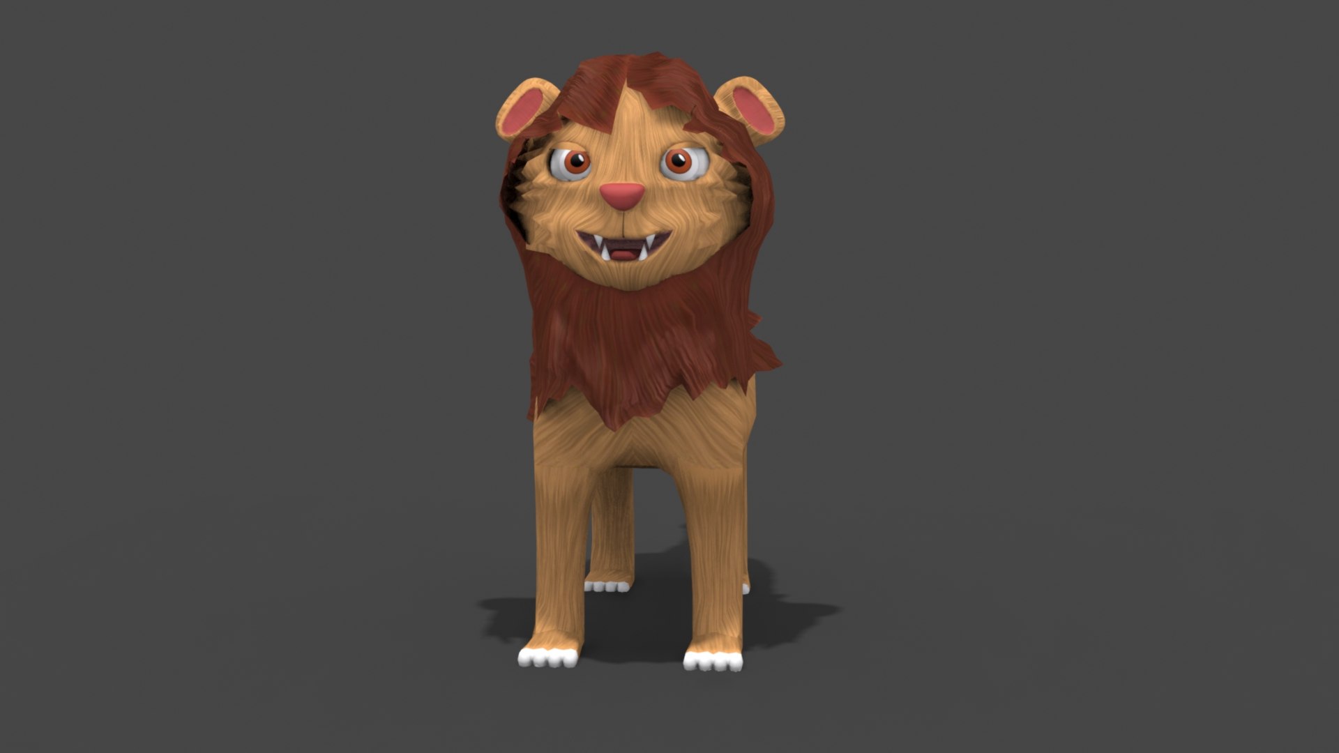 Cartoon Lion 3D Model - TurboSquid 2234999