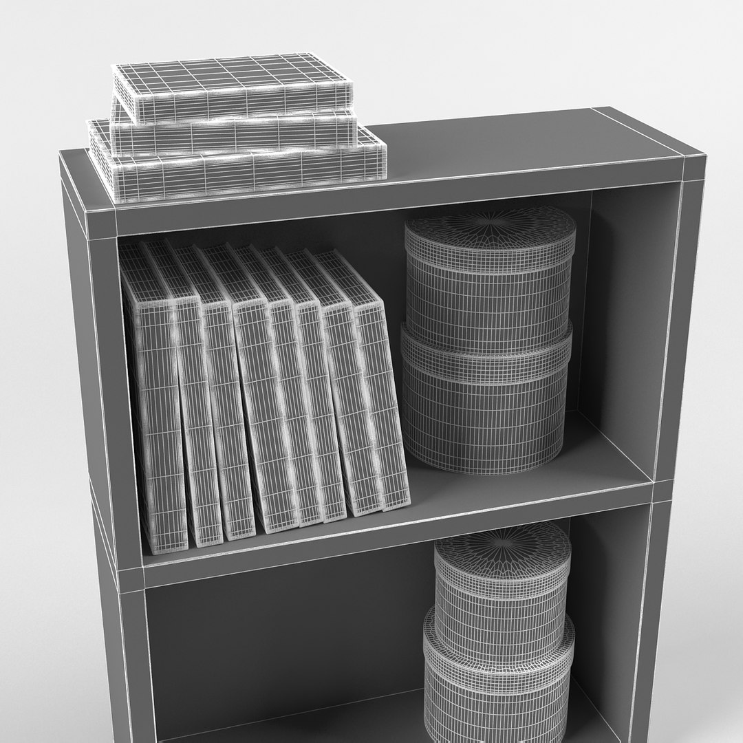 bookstand books 3d max