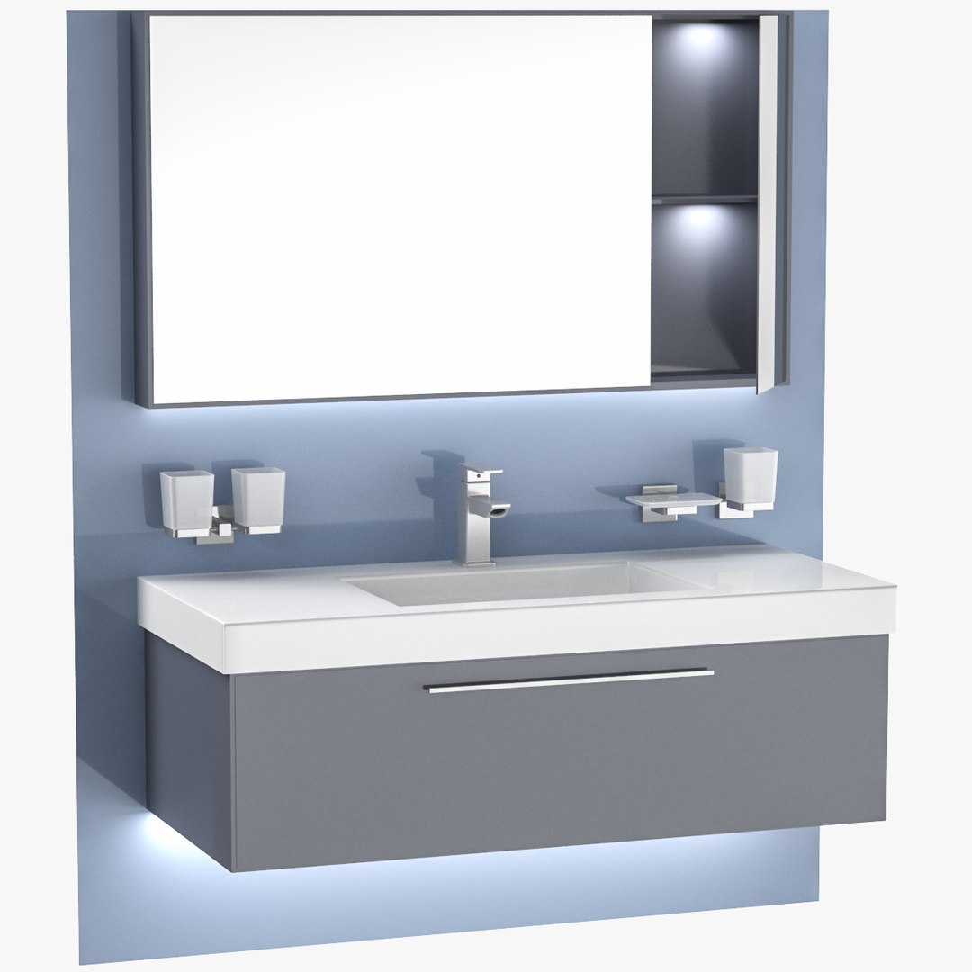3D model sink unit - TurboSquid 1713262
