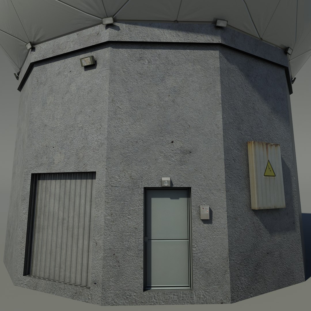 3d Model Radar Dome