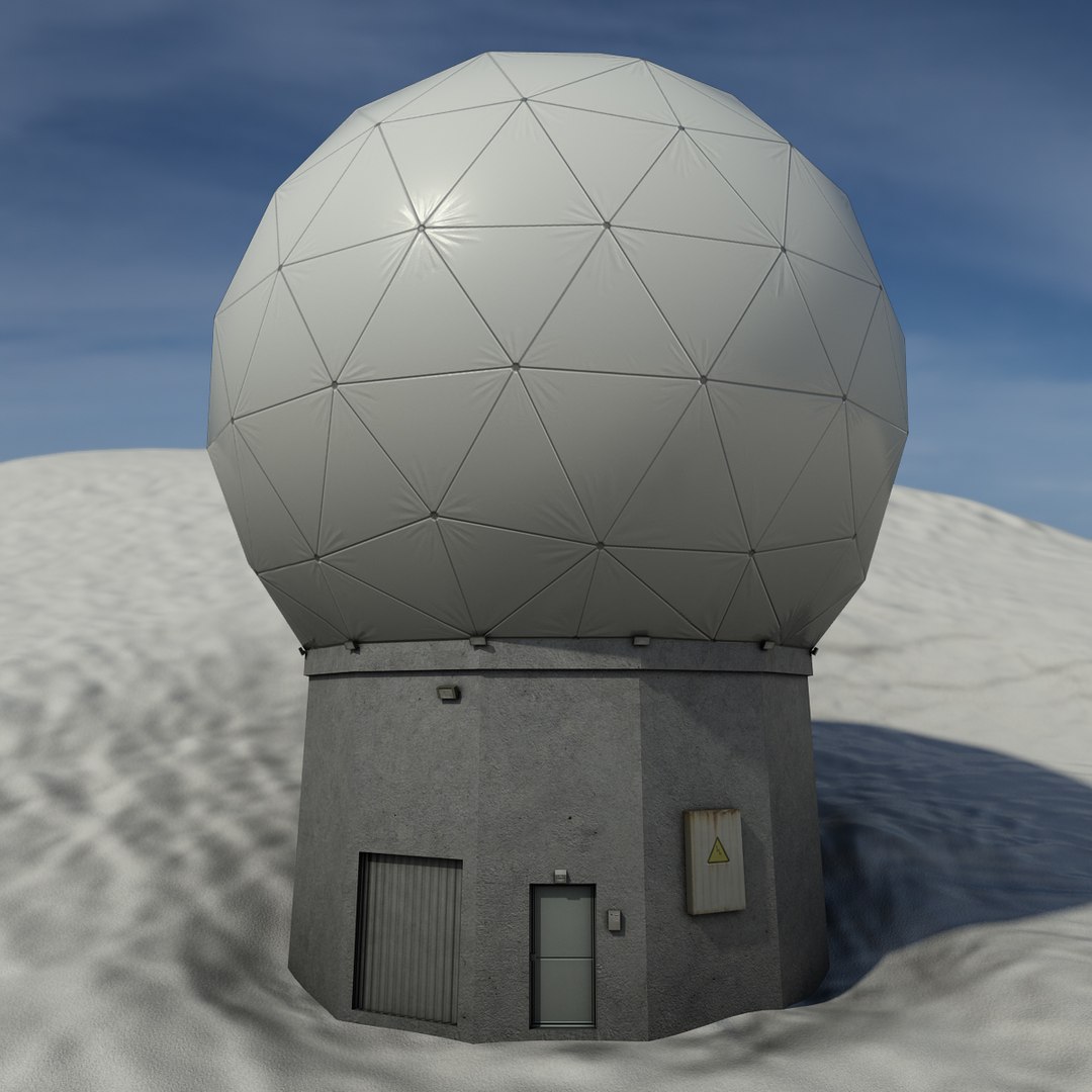 3d Model Radar Dome