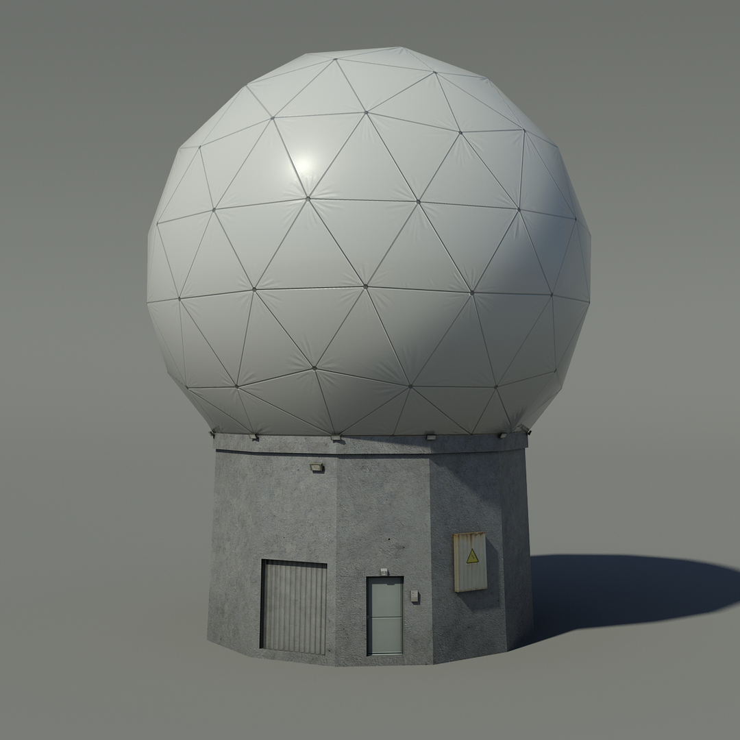 3d Model Radar Dome