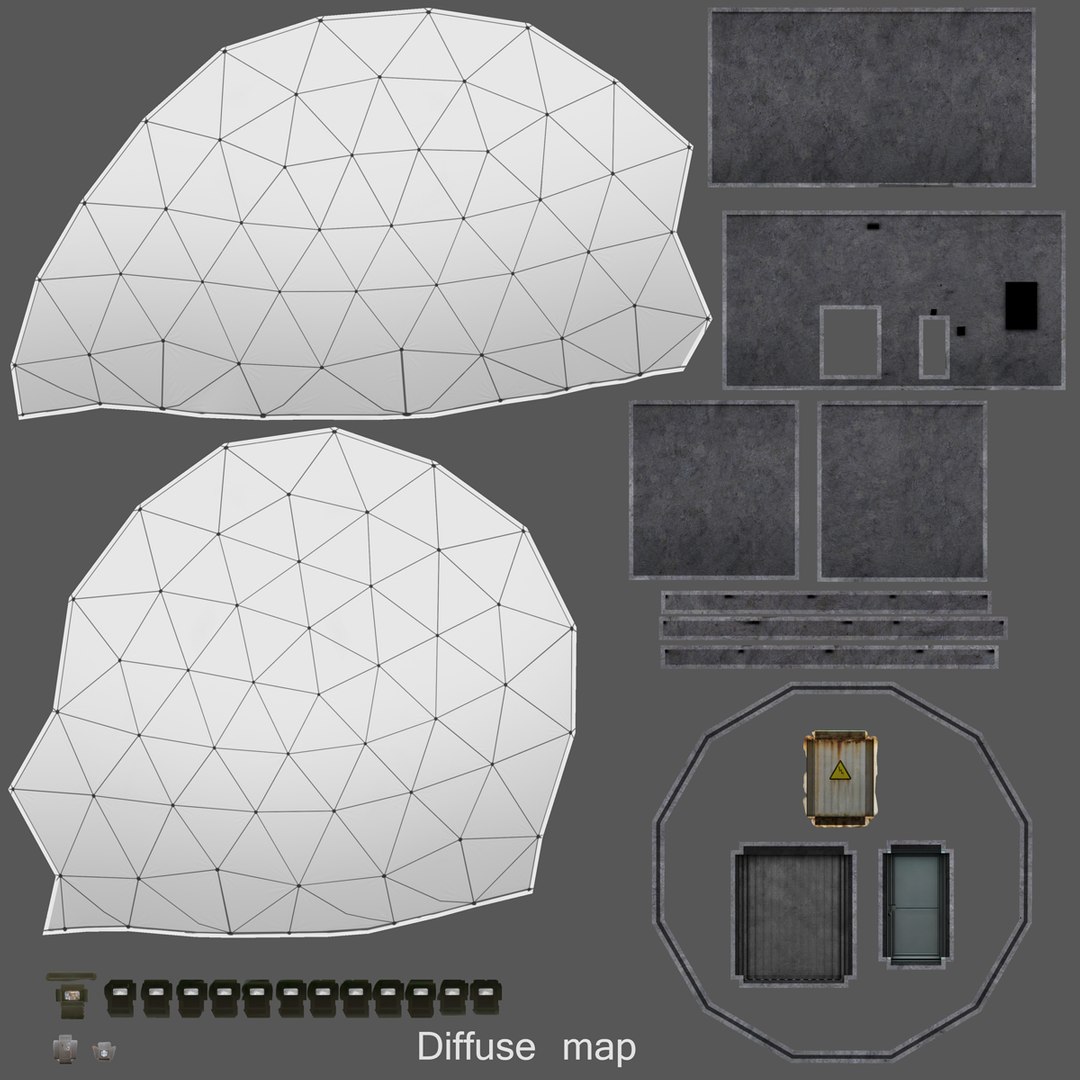 3d Model Radar Dome