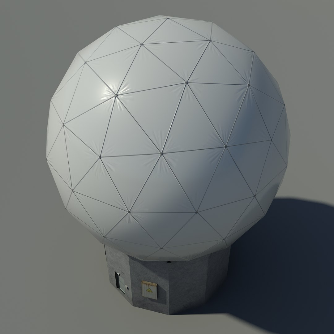 3d Model Radar Dome