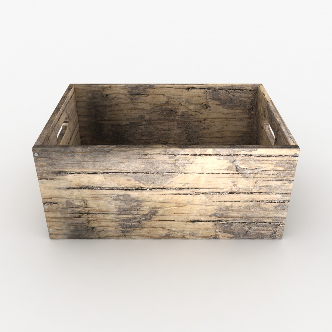 Realistic Wooden Color Box 3 3D Model - TurboSquid 1427074