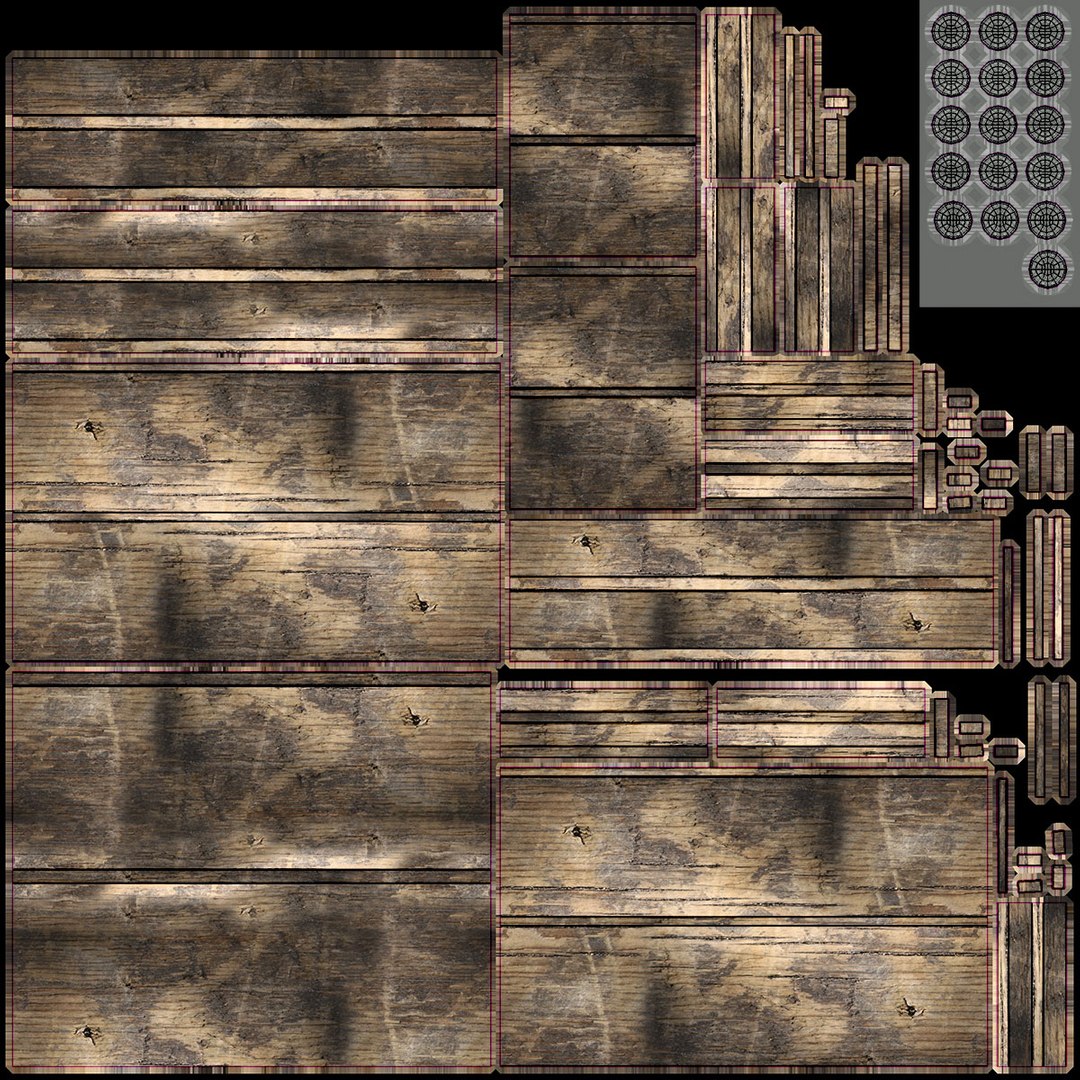 Realistic Wooden Color Box 3 3D Model - TurboSquid 1427074