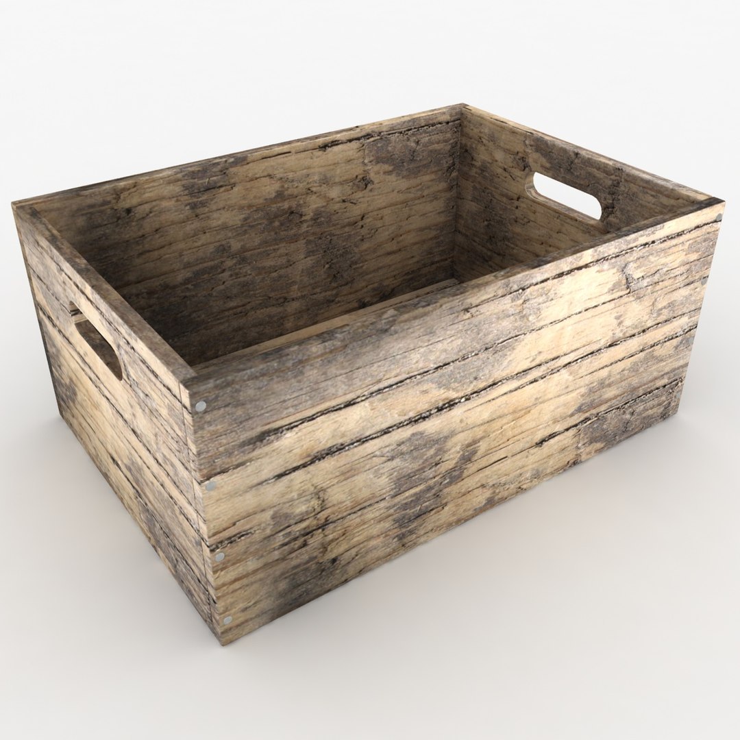 Realistic Wooden Color Box 3 3D Model - TurboSquid 1427074