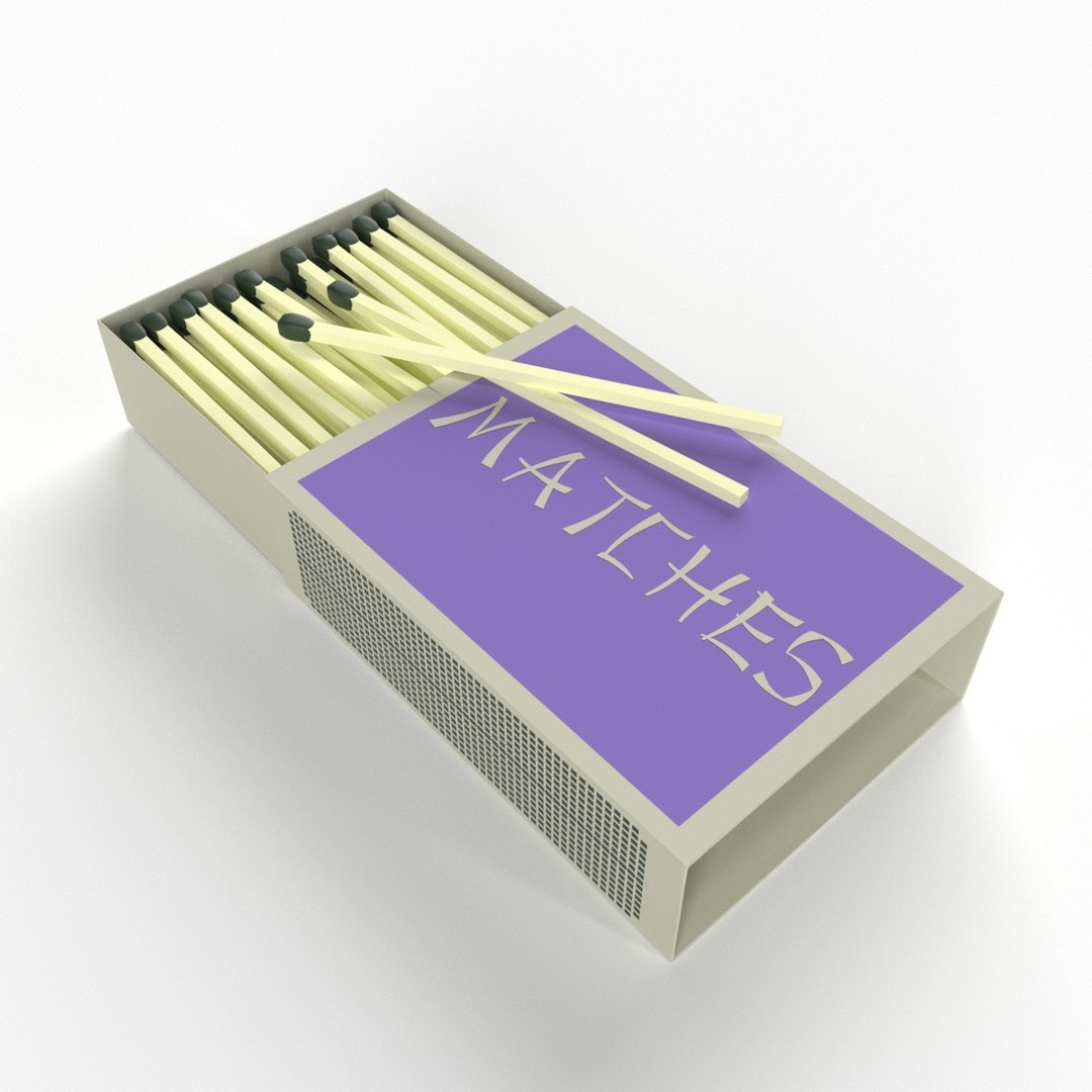 Matches Boxes 3D - TurboSquid 1314047