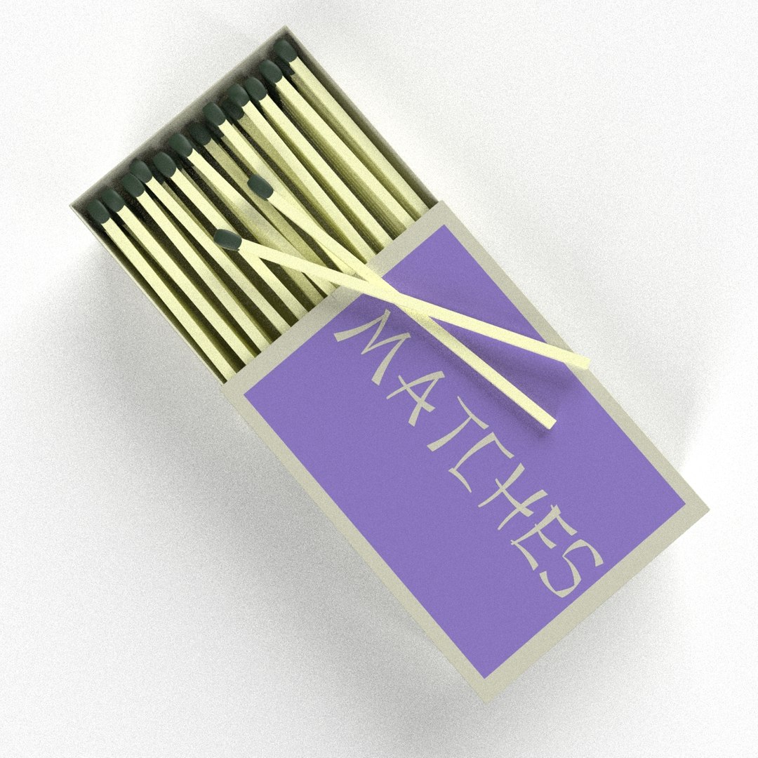 Matches Boxes 3D - TurboSquid 1314047