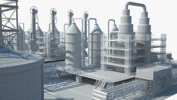 Industrial area 04 3D model - TurboSquid 1552549