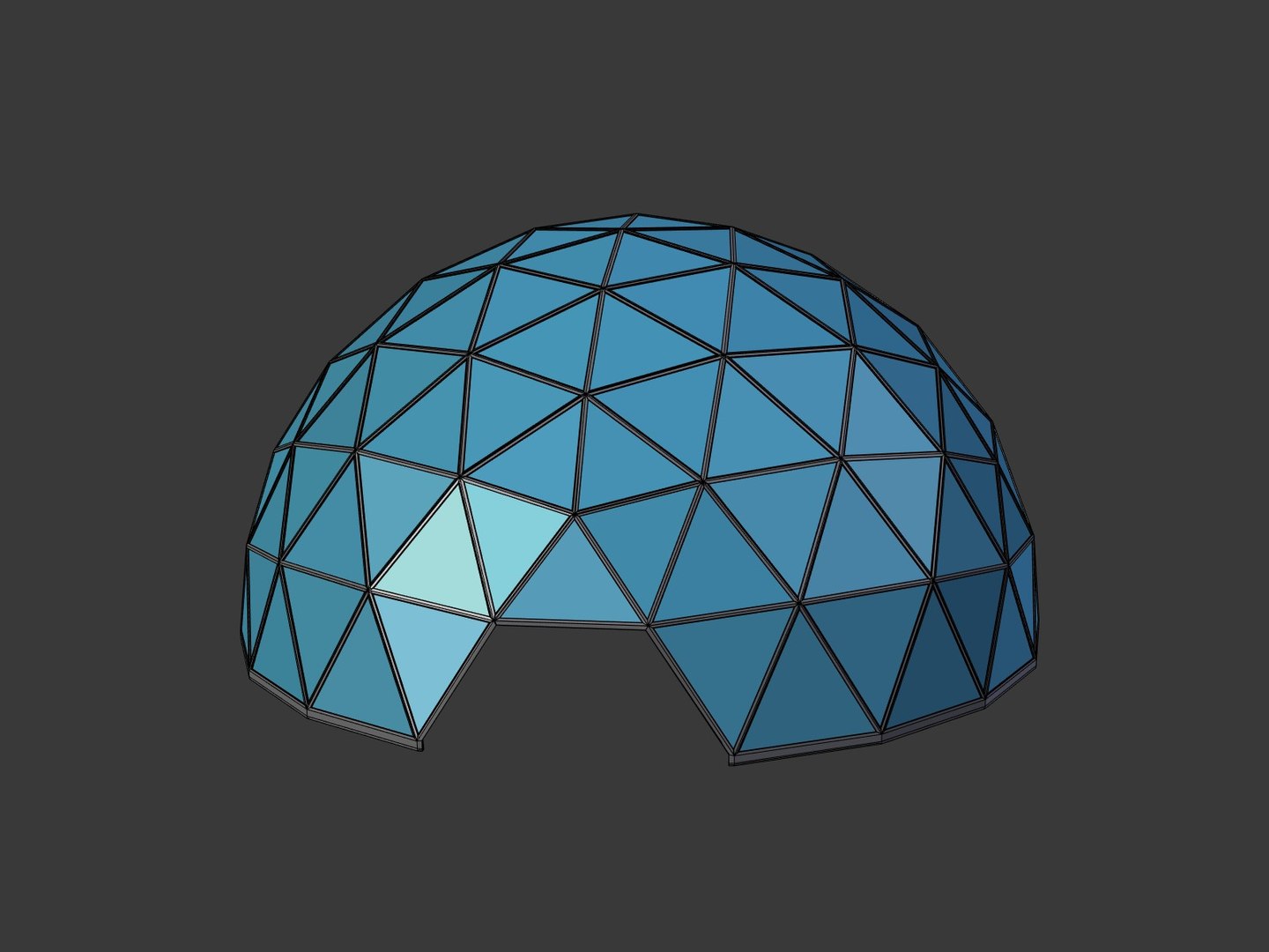 Geodesic Dome Model - TurboSquid 1462923