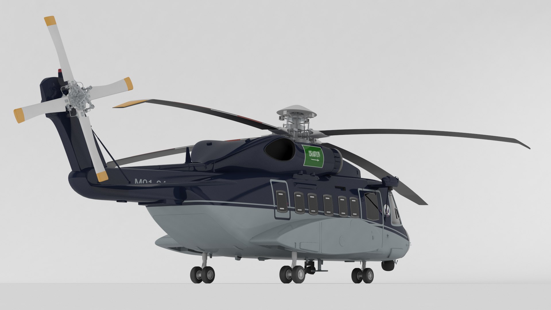 Sikorsky S-92 3d Max