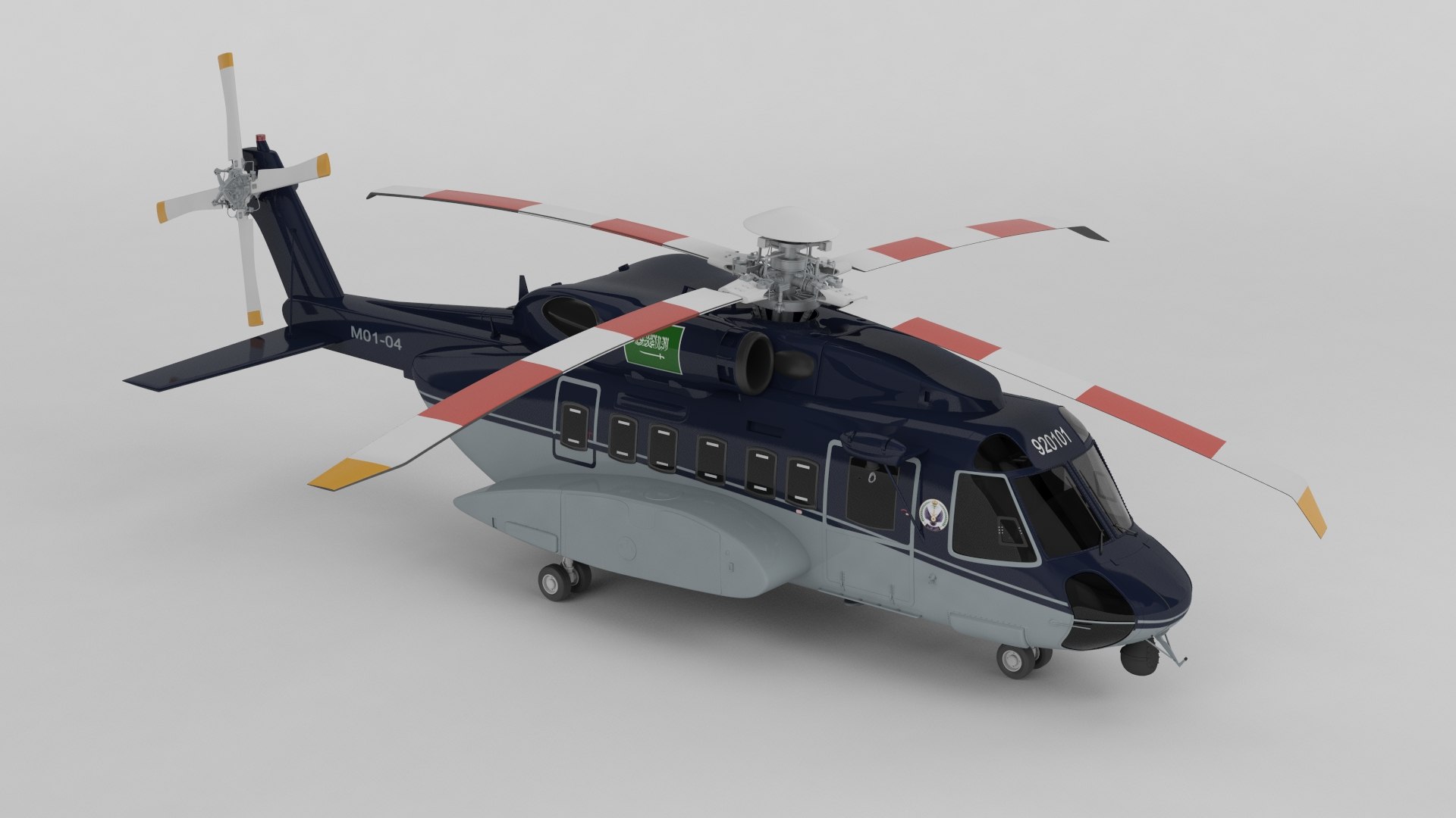 Sikorsky S-92 3d Max