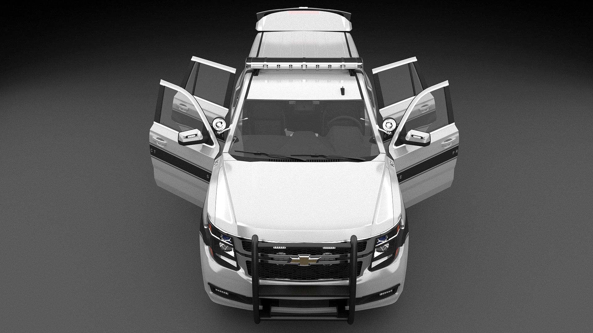 3D Chevrolet Tahoe PPV Police 2018 - TurboSquid 2371545