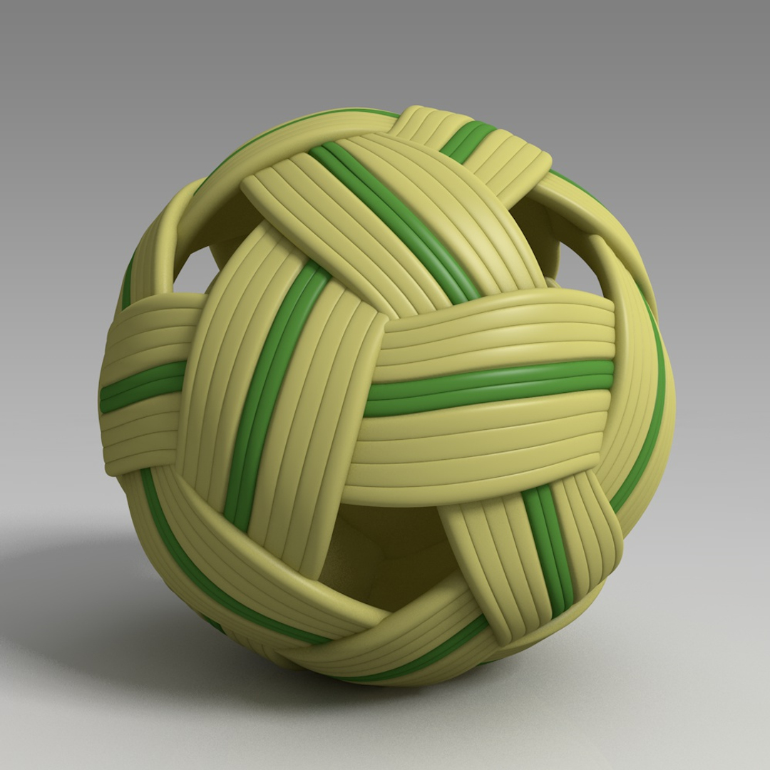 3D sepak takraw ball model - TurboSquid 1261538