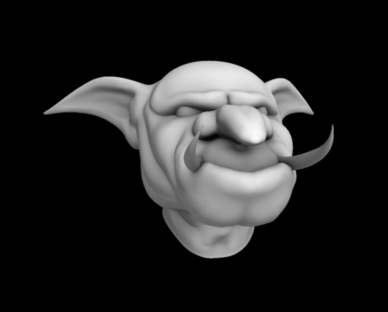 Head Troll 3d Model