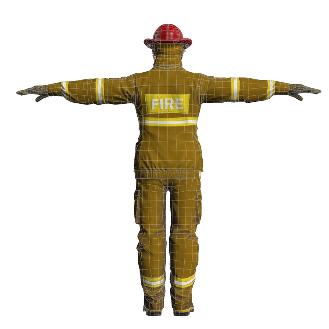 Fireman Man 3D Model - TurboSquid 1401641