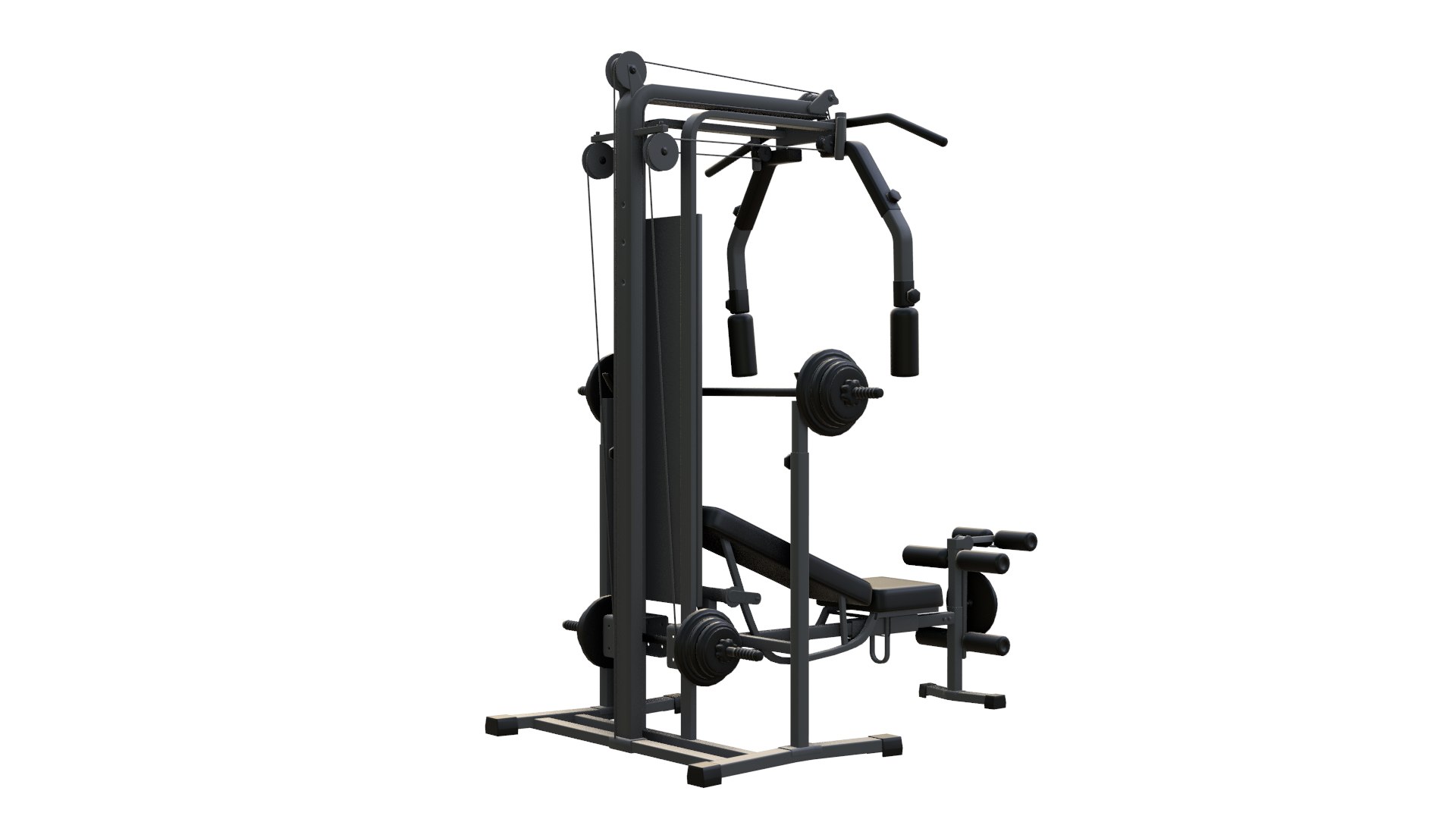 3D Gym Equipment 2 - TurboSquid 2005406