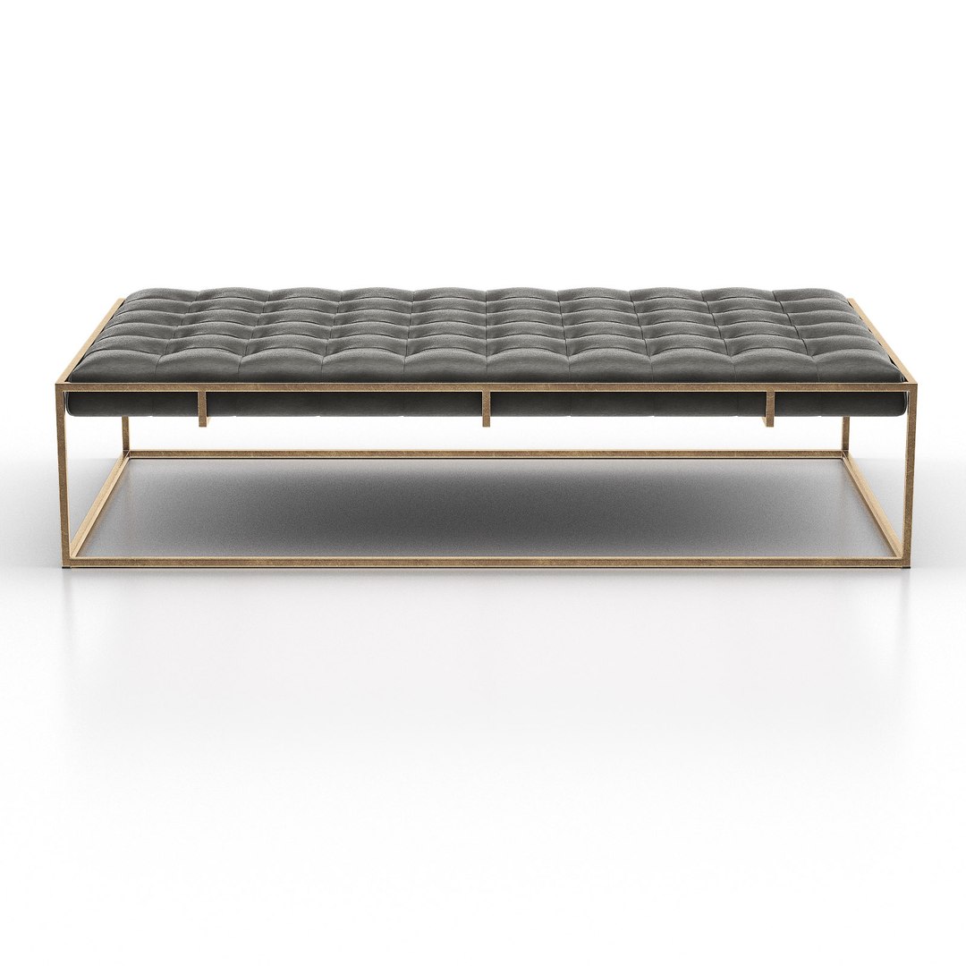 3D Ottilie Ottoman Bench Model - TurboSquid 1484805