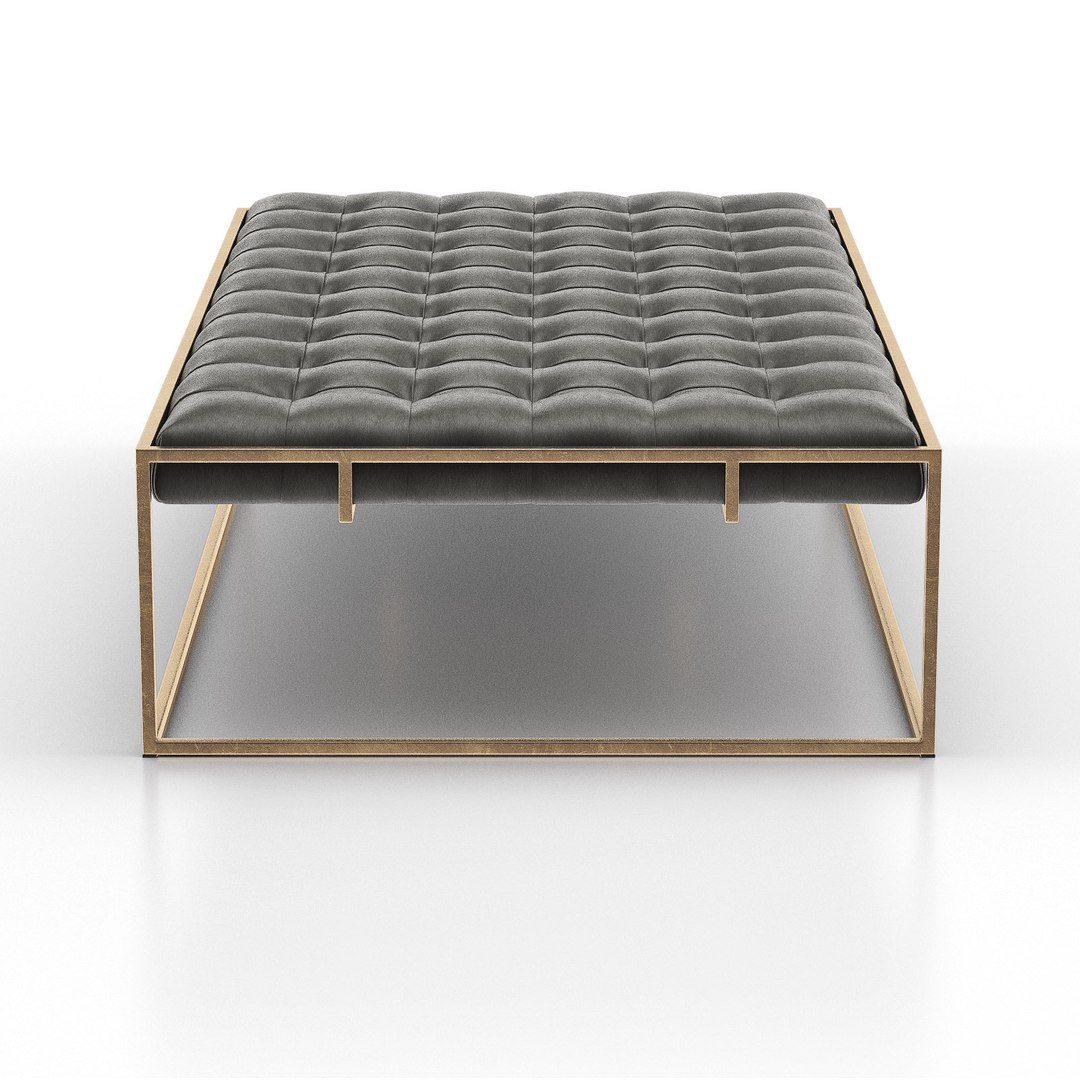 3D Ottilie Ottoman Bench Model - TurboSquid 1484805