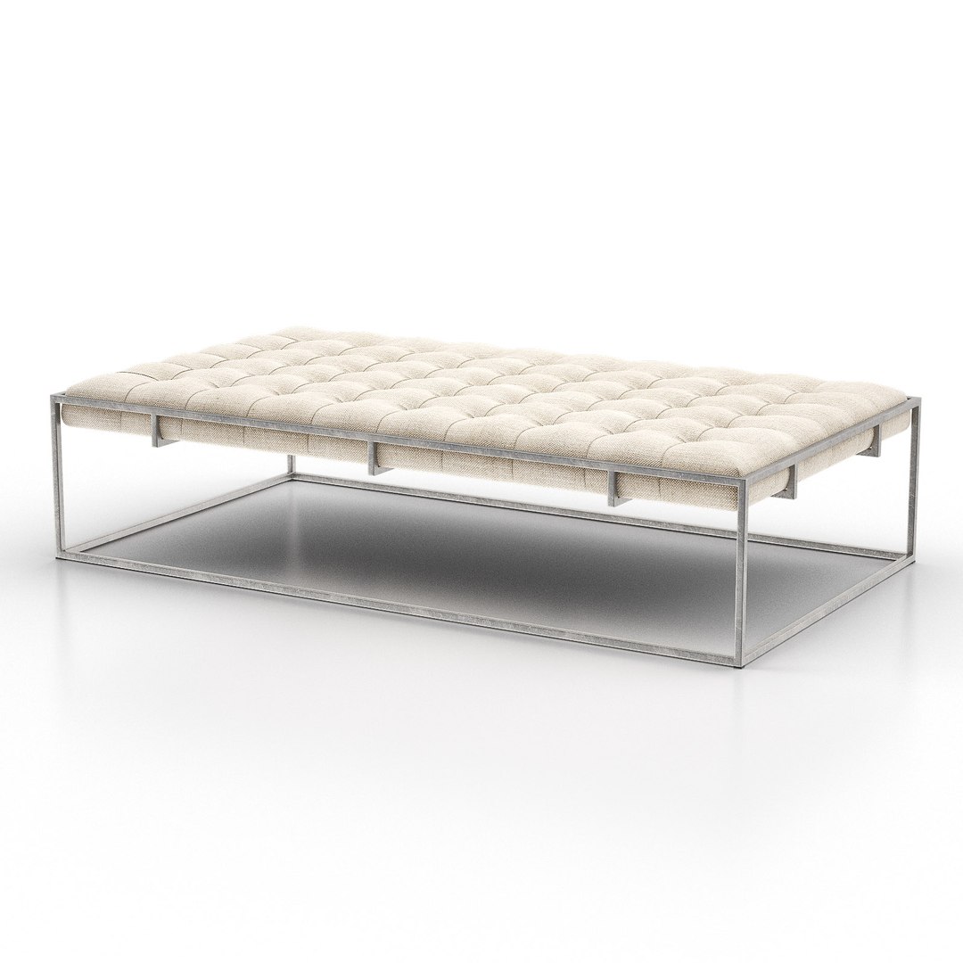3D Ottilie Ottoman Bench Model - TurboSquid 1484805