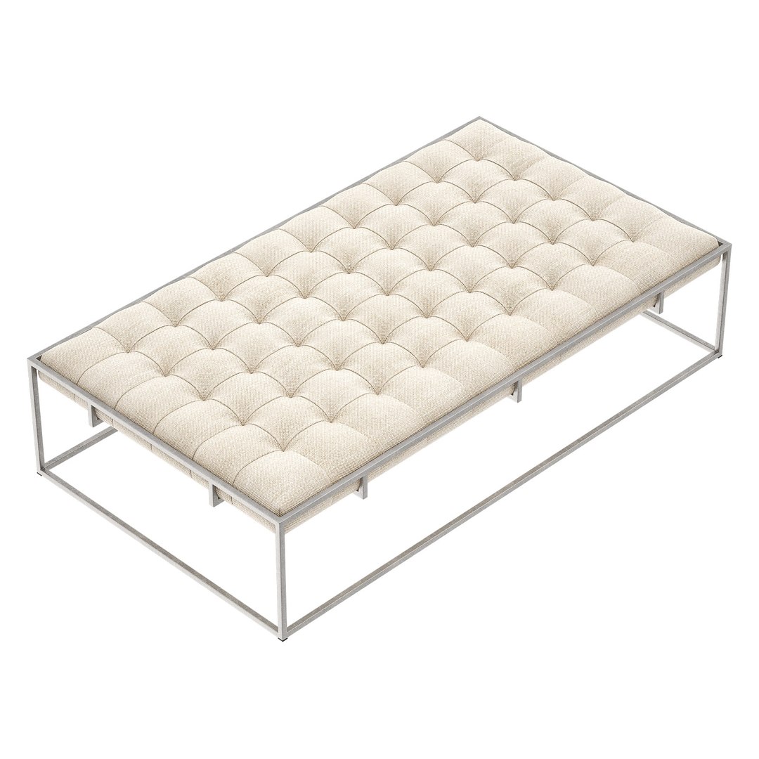3D Ottilie Ottoman Bench Model - TurboSquid 1484805