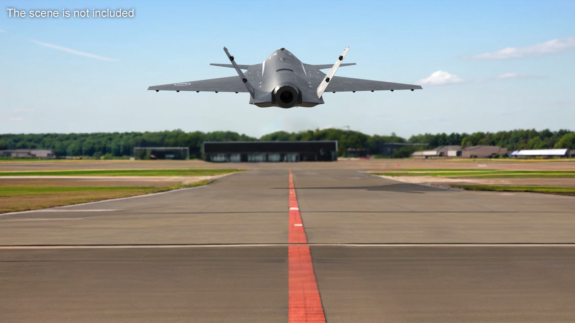 Bayraktar Kizilelma Combat UAV Aircraft Black Rigged 3D - TurboSquid ...