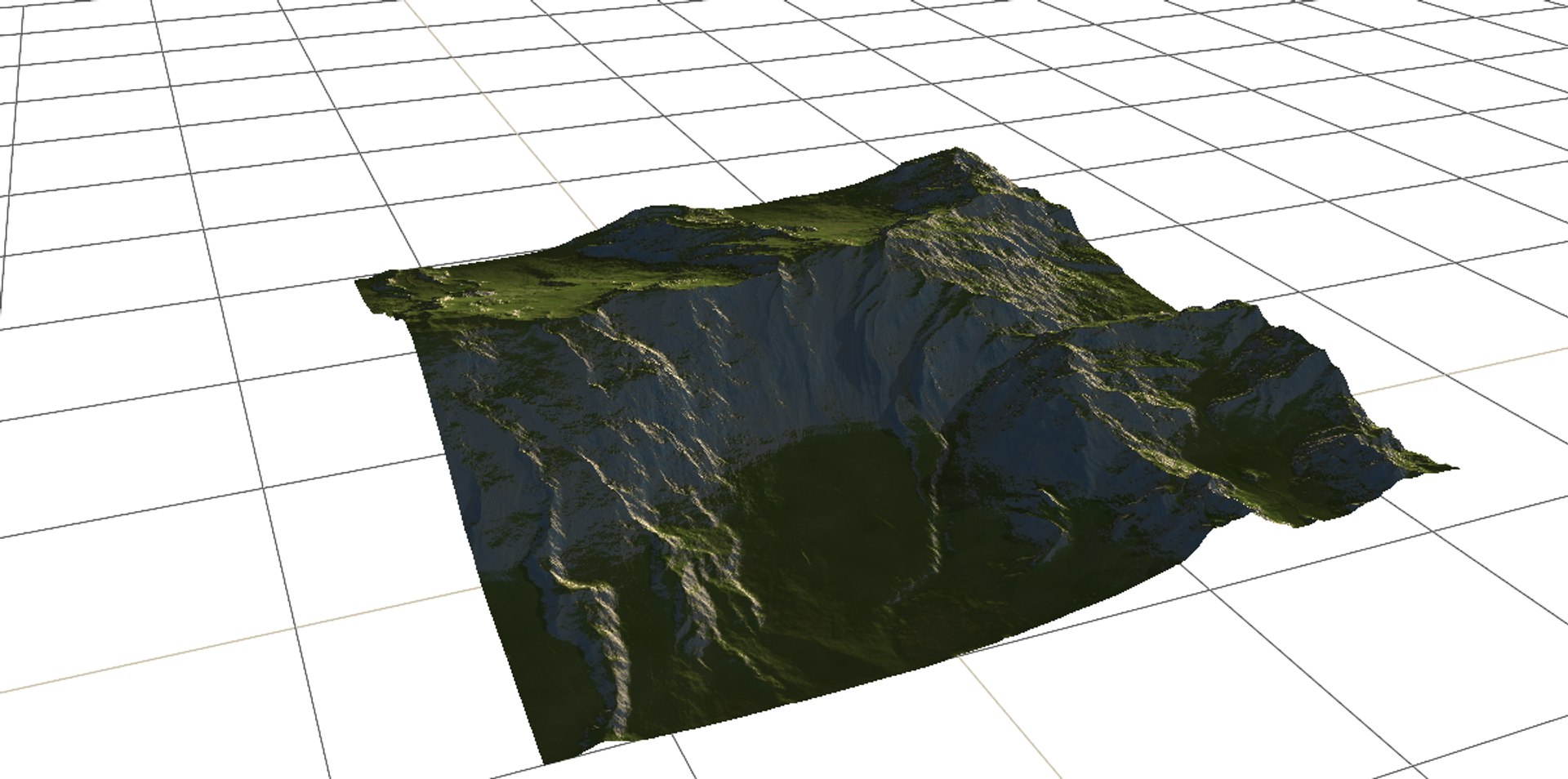 terrain 3d model