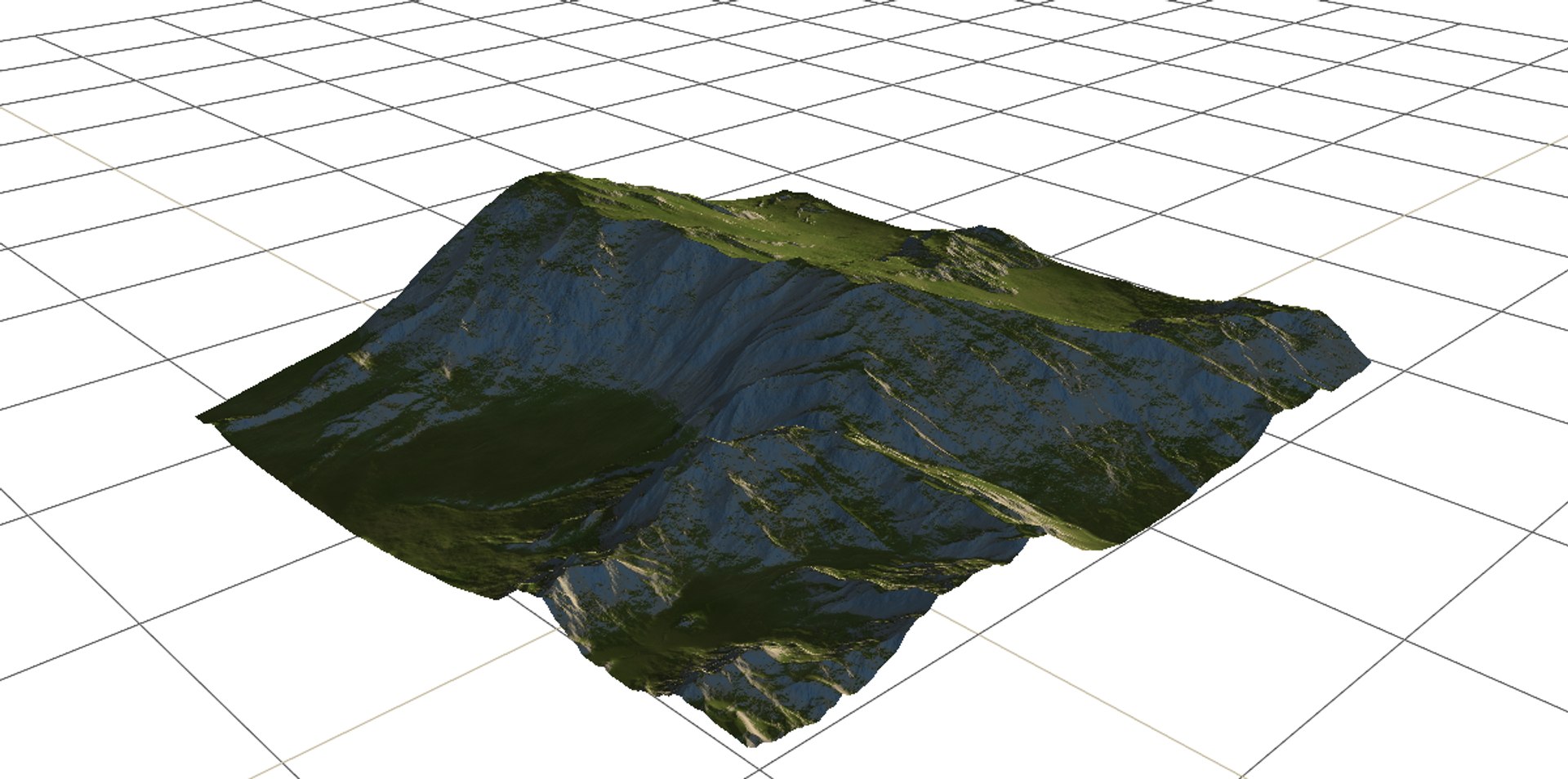 terrain 3d model