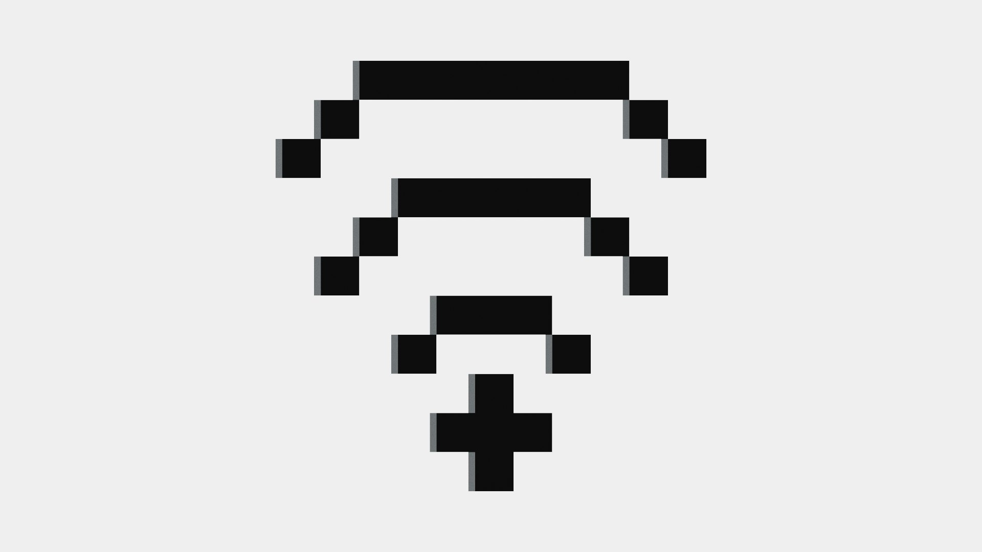3D Pixel Wifi Symbol - TurboSquid 2028202