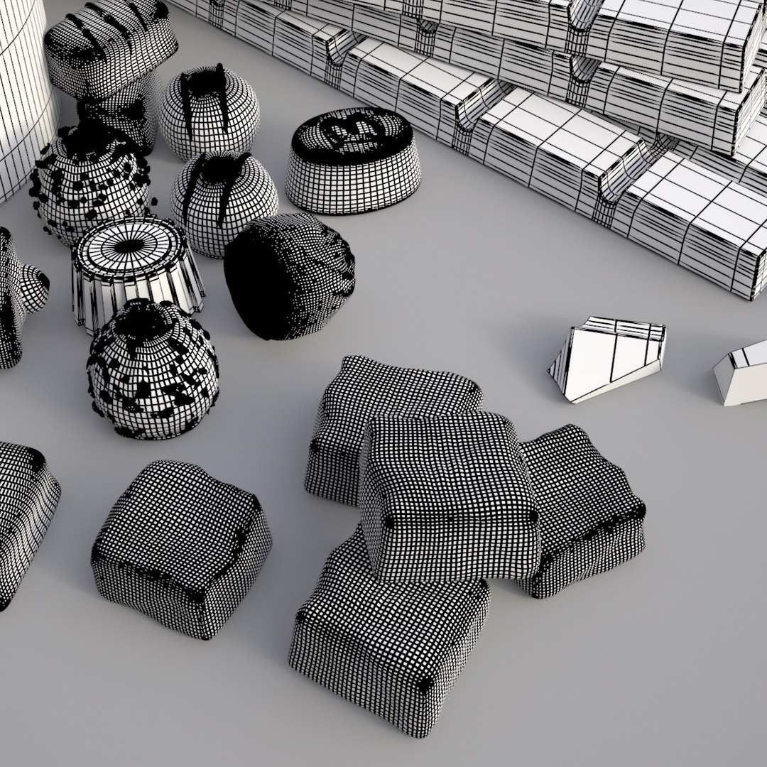 Sweets Caramel 3d Model