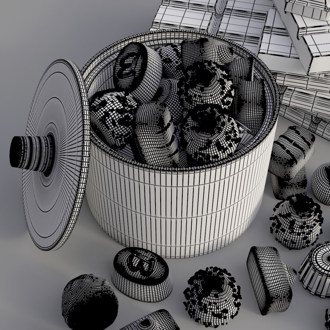 Sweets Caramel 3d Model