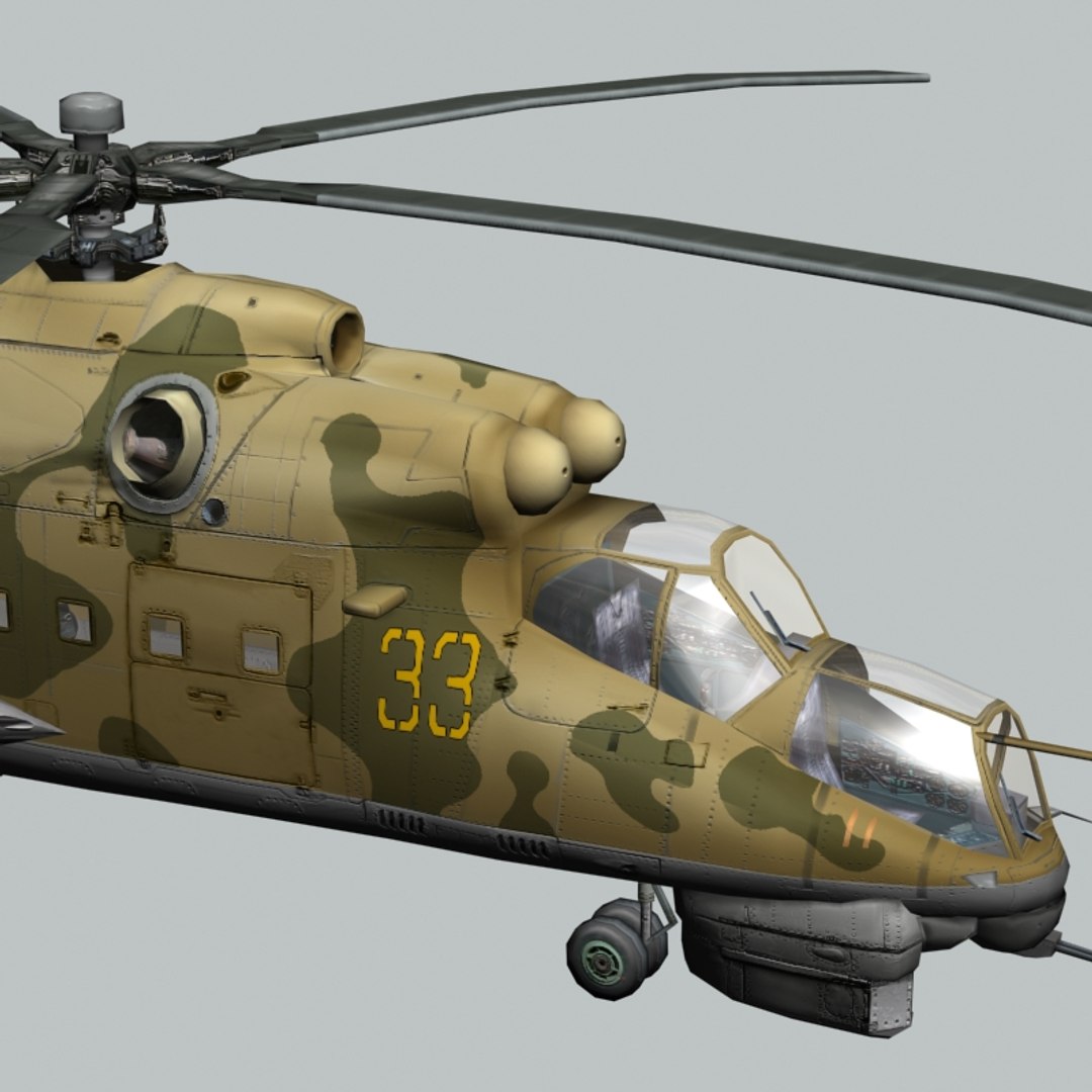 Mil Mi-35 Soviet 3ds
