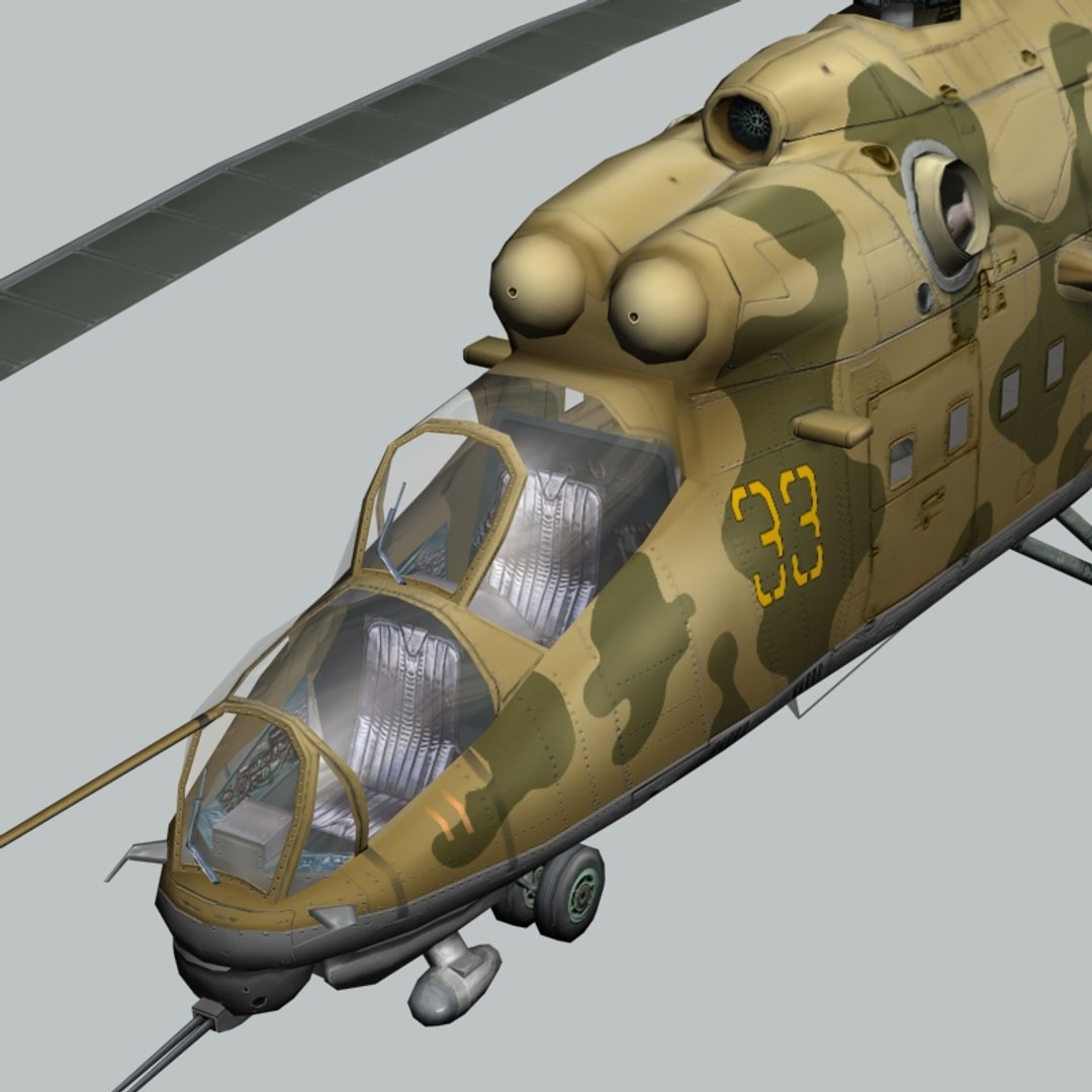 Mil Mi-35 Soviet 3ds