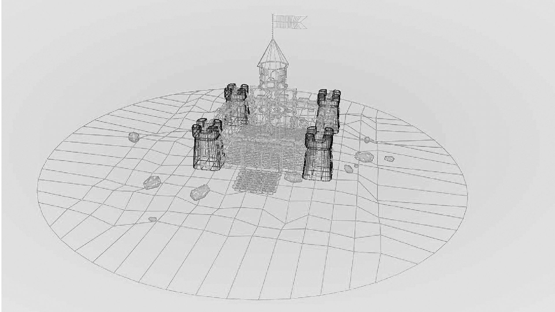 Stylized Castle 3D - TurboSquid 1973214