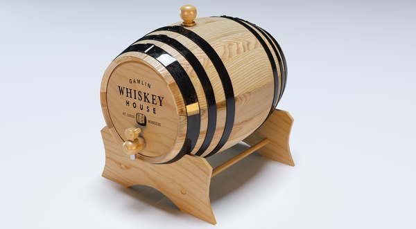 modelo 3d Whiskey barrel - TurboSquid 2030301