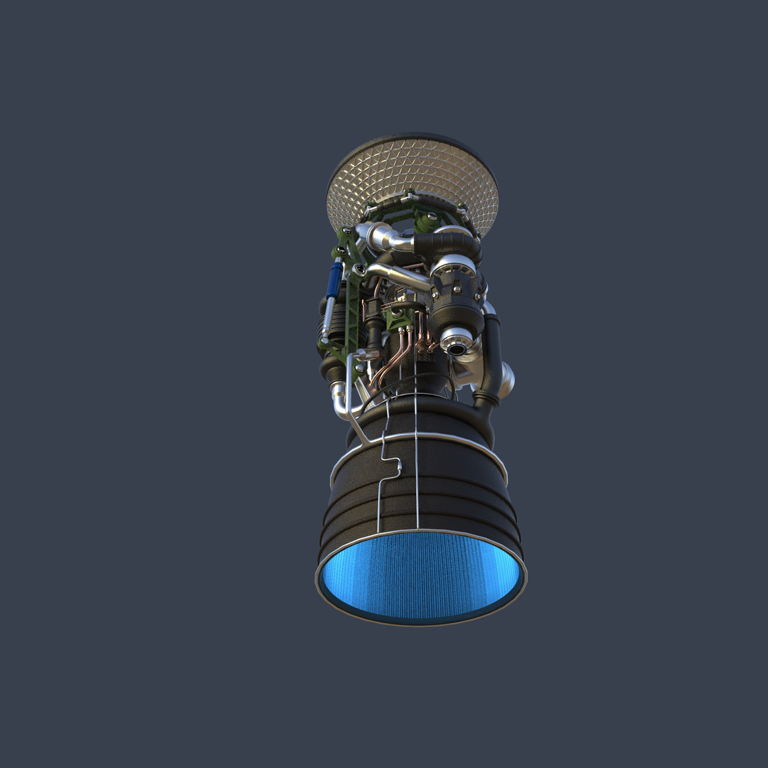 Rocket Engine Model - TurboSquid 2332881