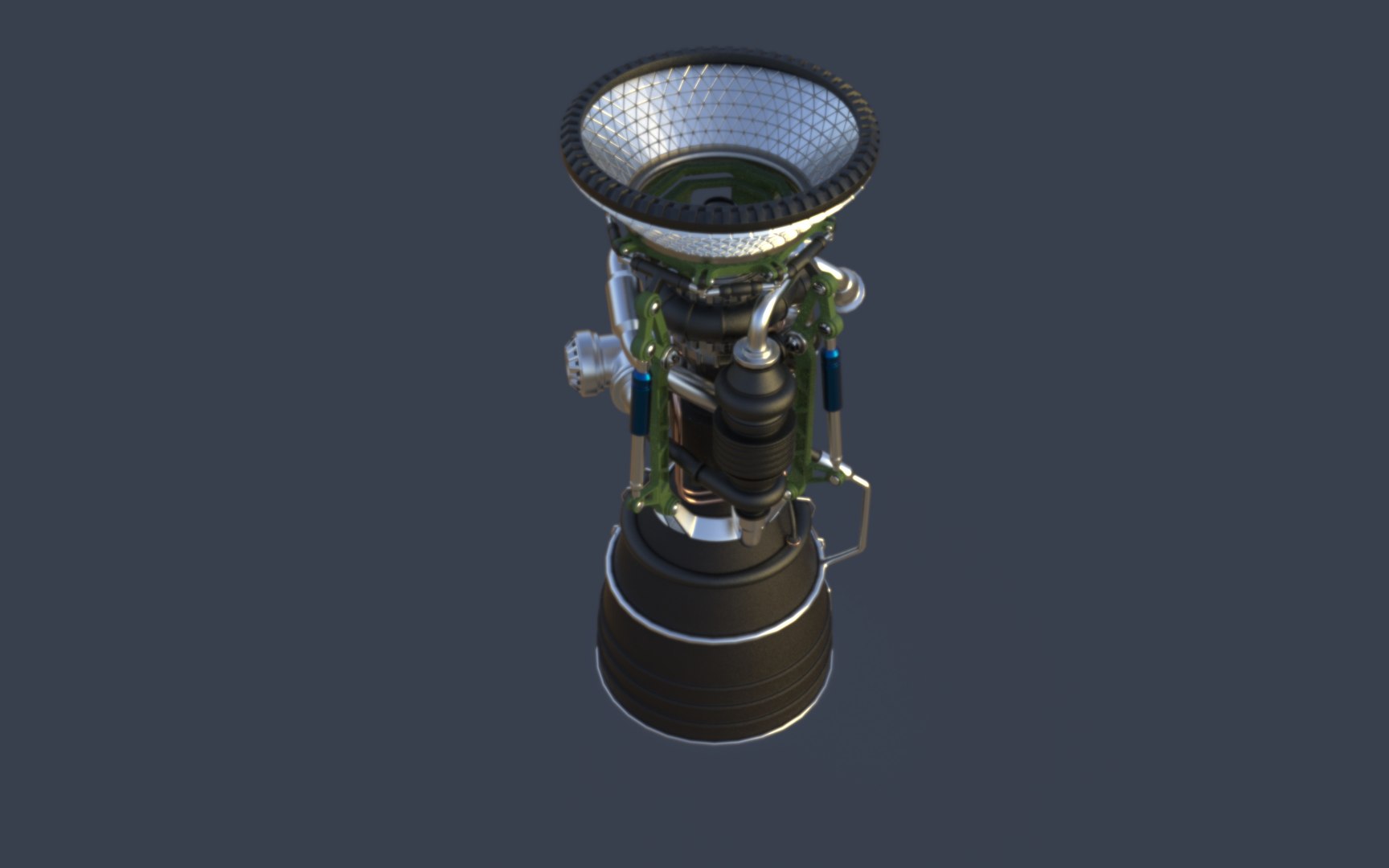 Rocket Engine Model - TurboSquid 2332881