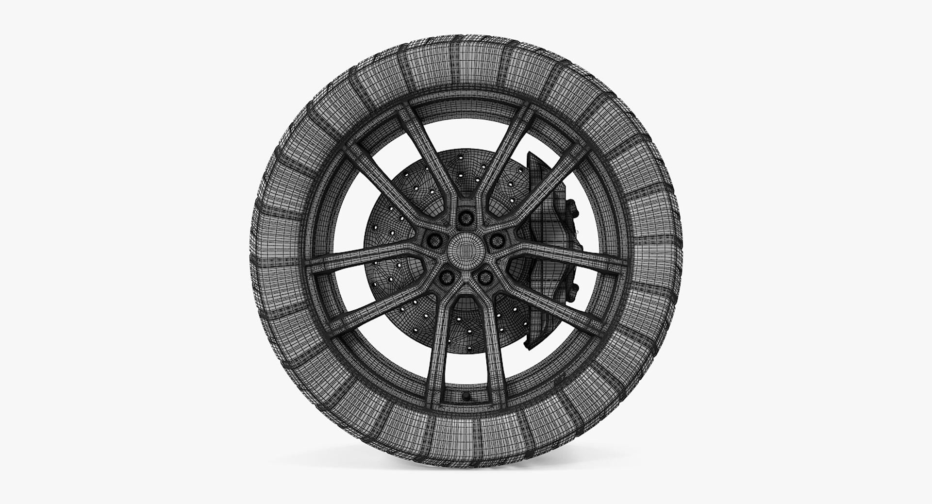 raise disk car wheel dxf