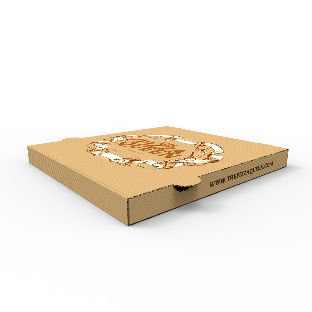 Pizza Box 3d Model