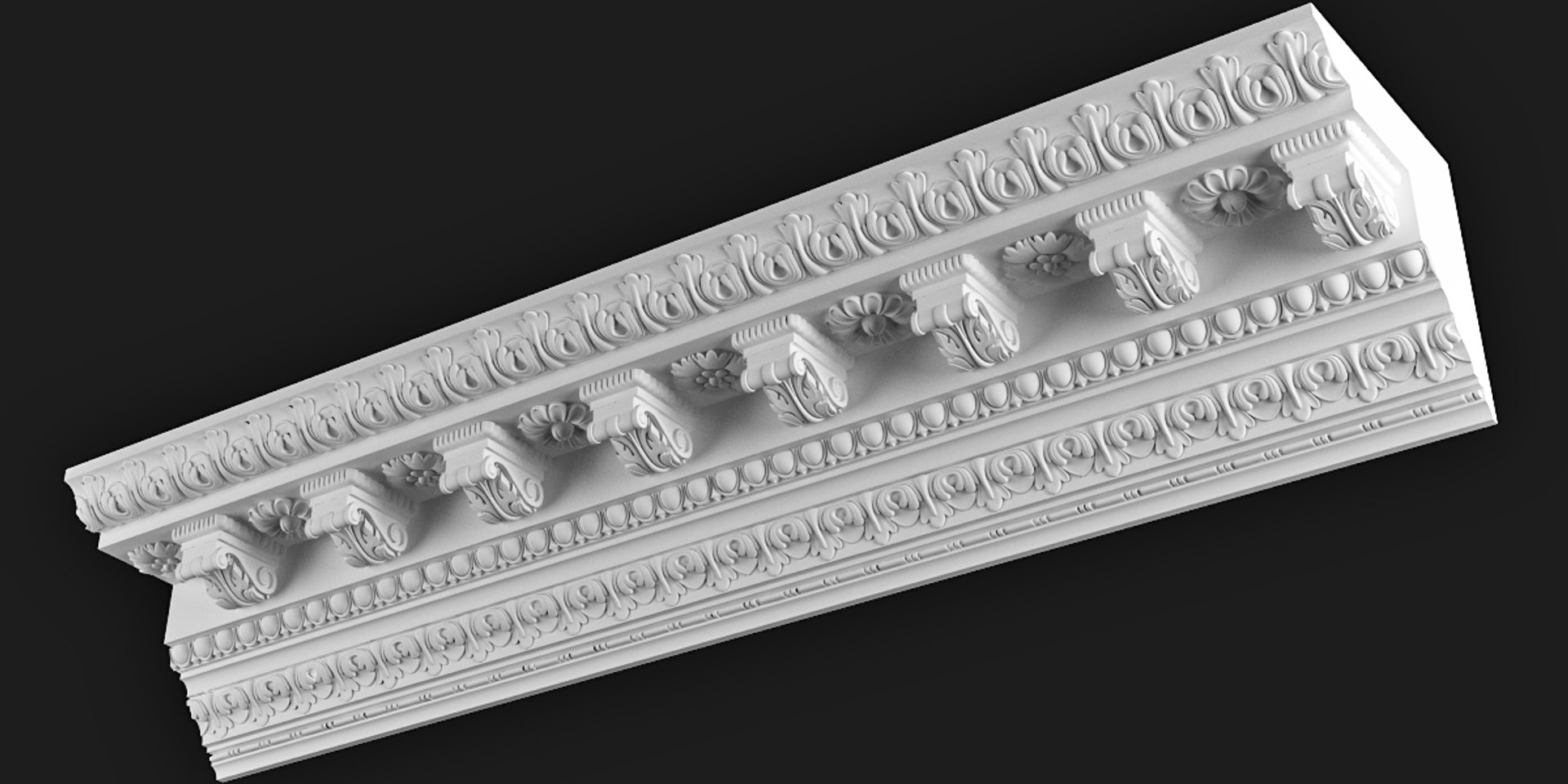 Cornice Arkada K-135 3d Max