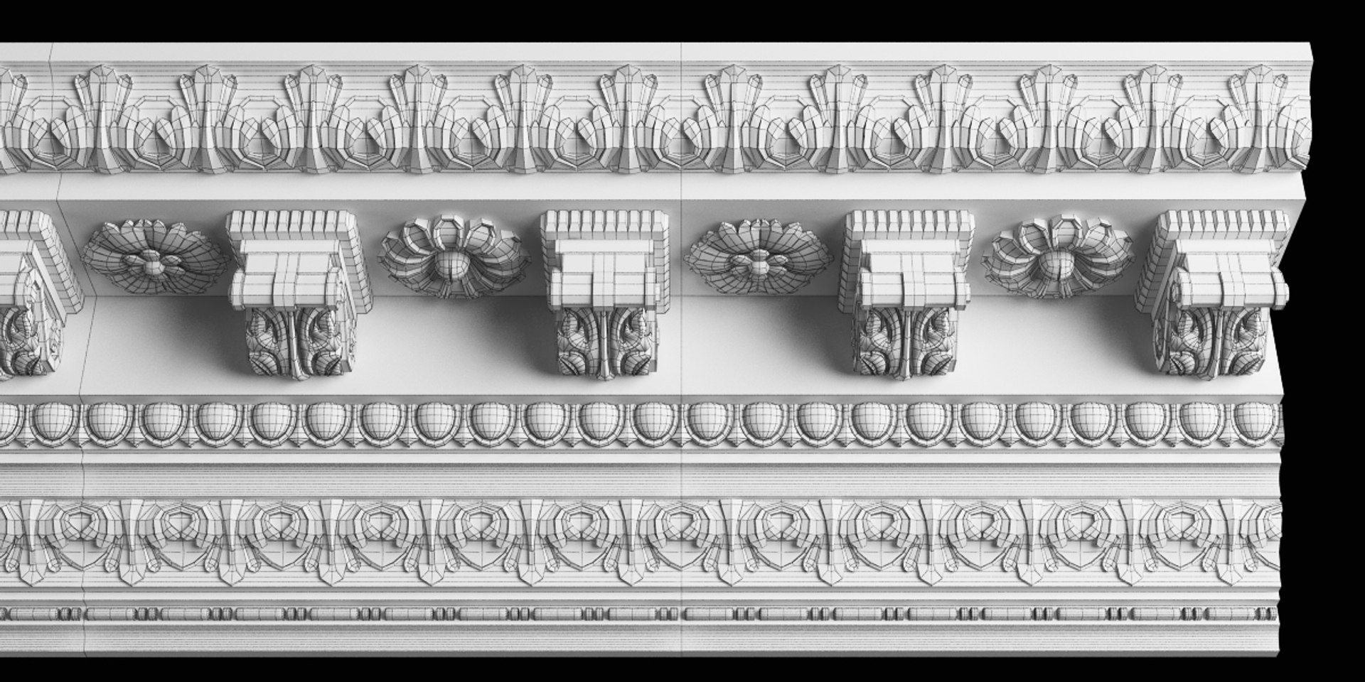 Cornice Arkada K-135 3d Max
