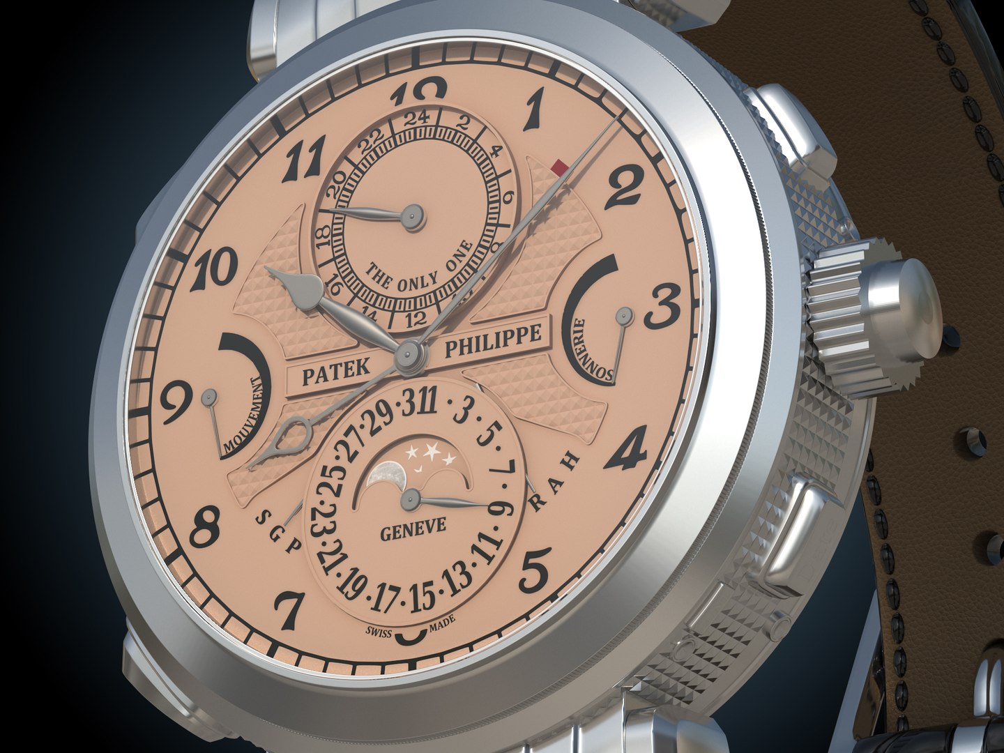 Patek Philippe Grandmaster Chime 6300A-010 3D - TurboSquid 2069455