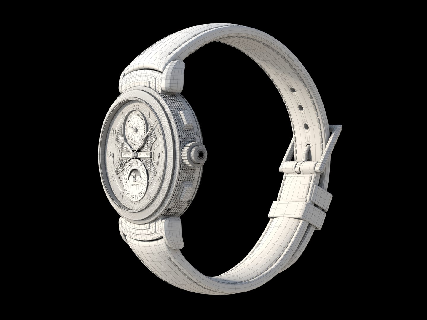 Patek Philippe Grandmaster Chime 6300A-010 3D - TurboSquid 2069455