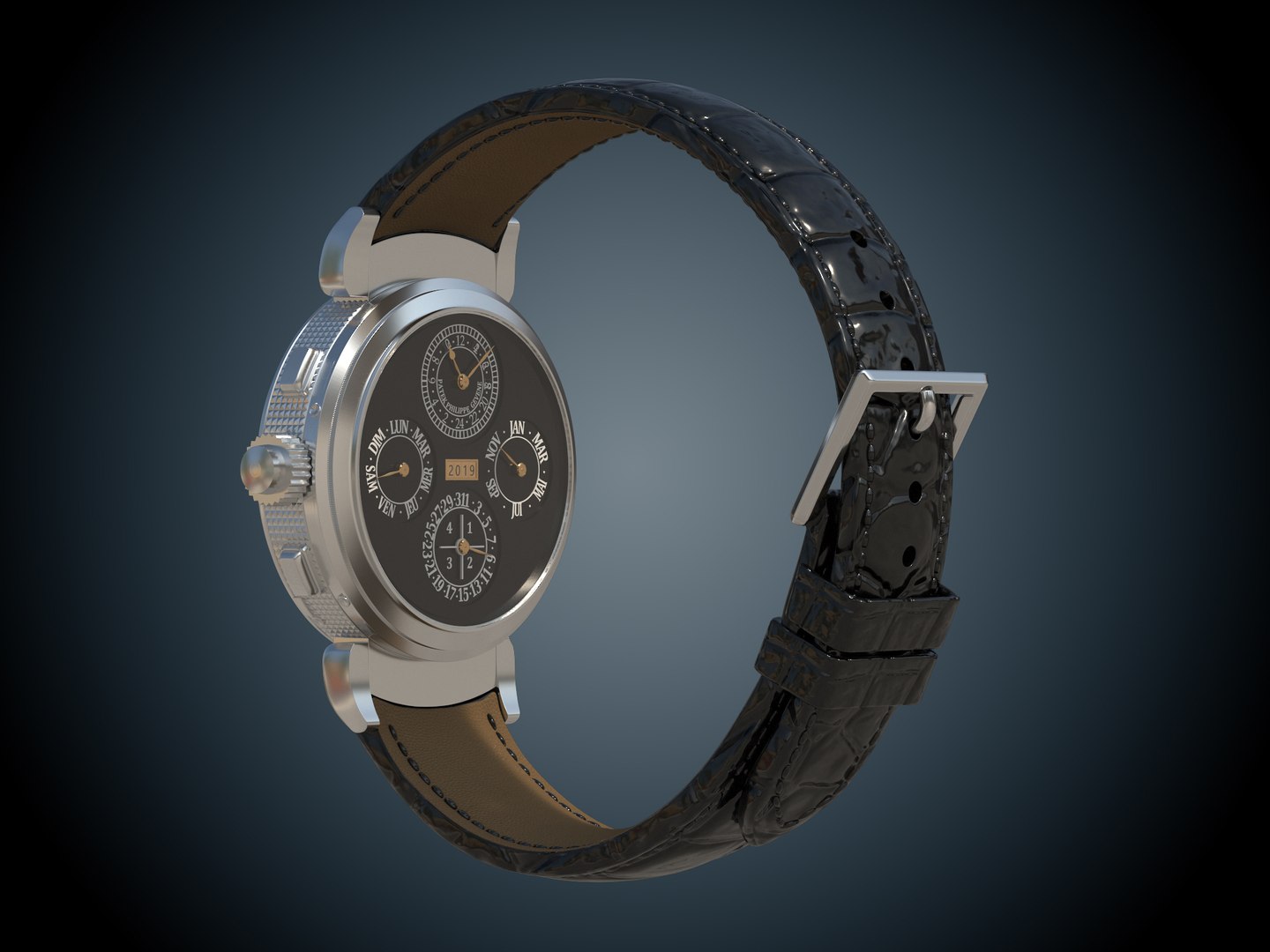 Patek Philippe Grandmaster Chime 6300A-010 3D - TurboSquid 2069455