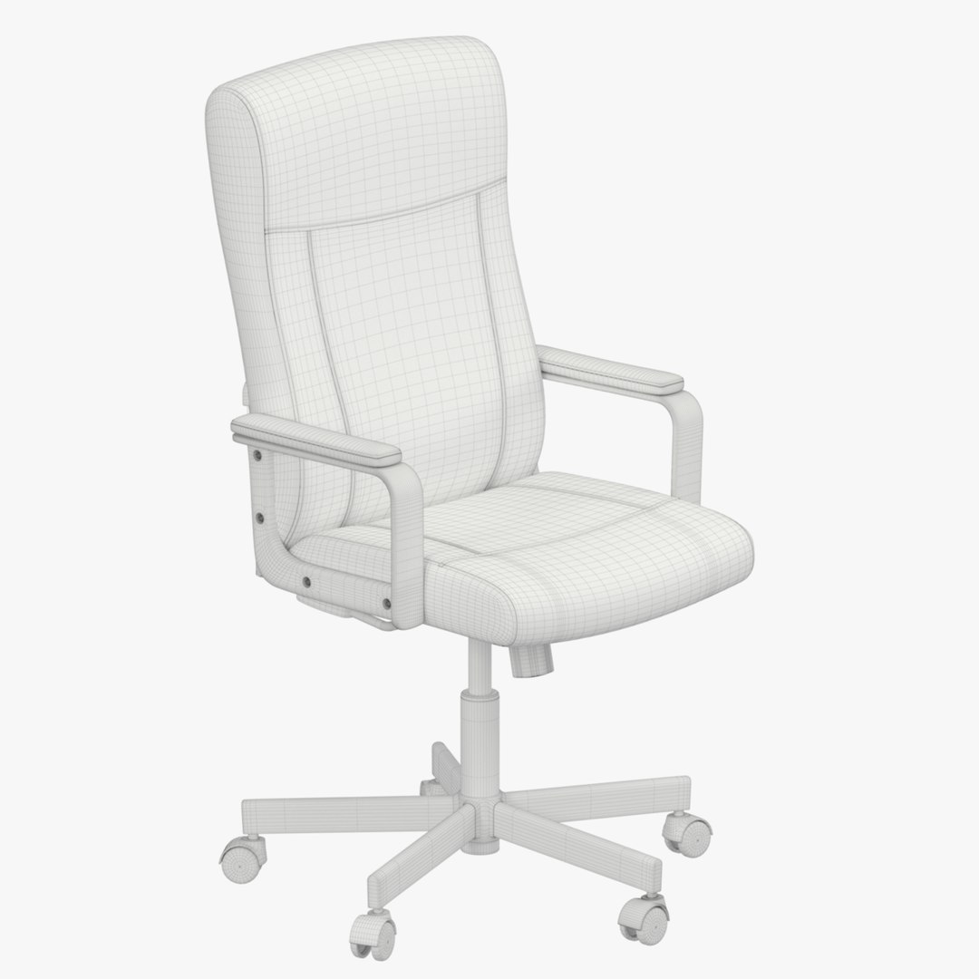 3D Ikea Millberget Swivel Chair Pbr - TurboSquid 2134749